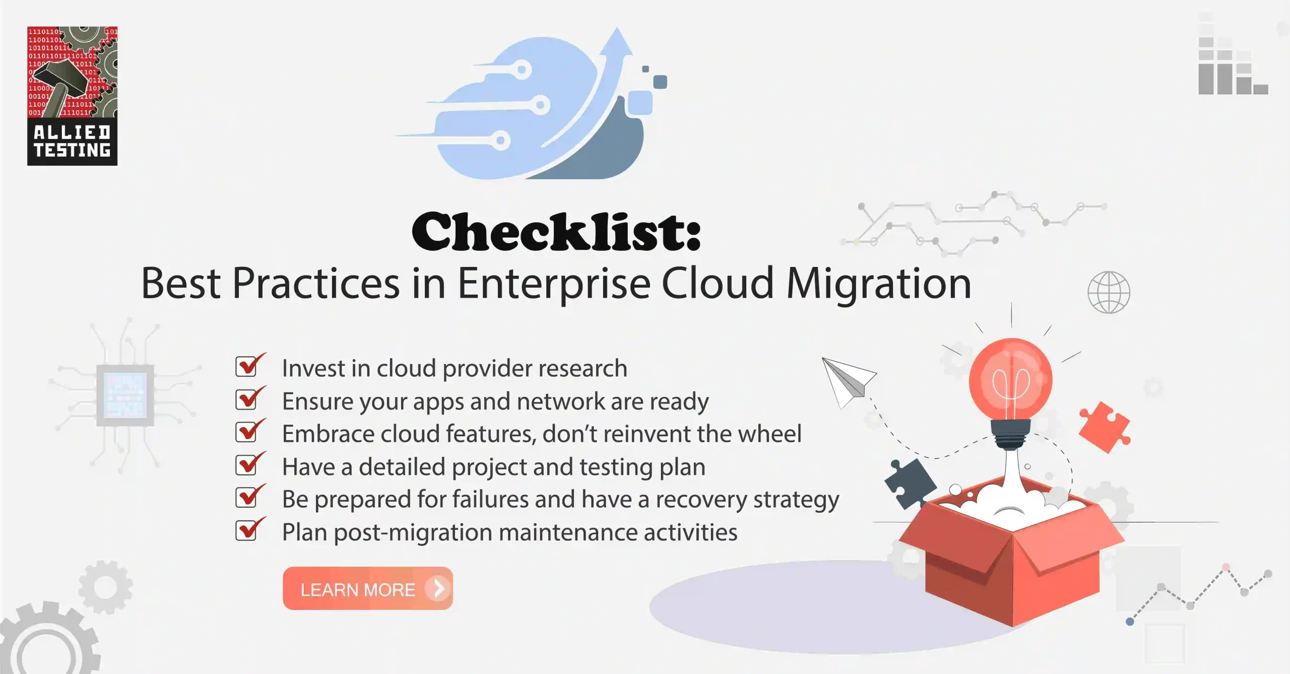 Checklist Best Practices In Enterprise Cloud Migration